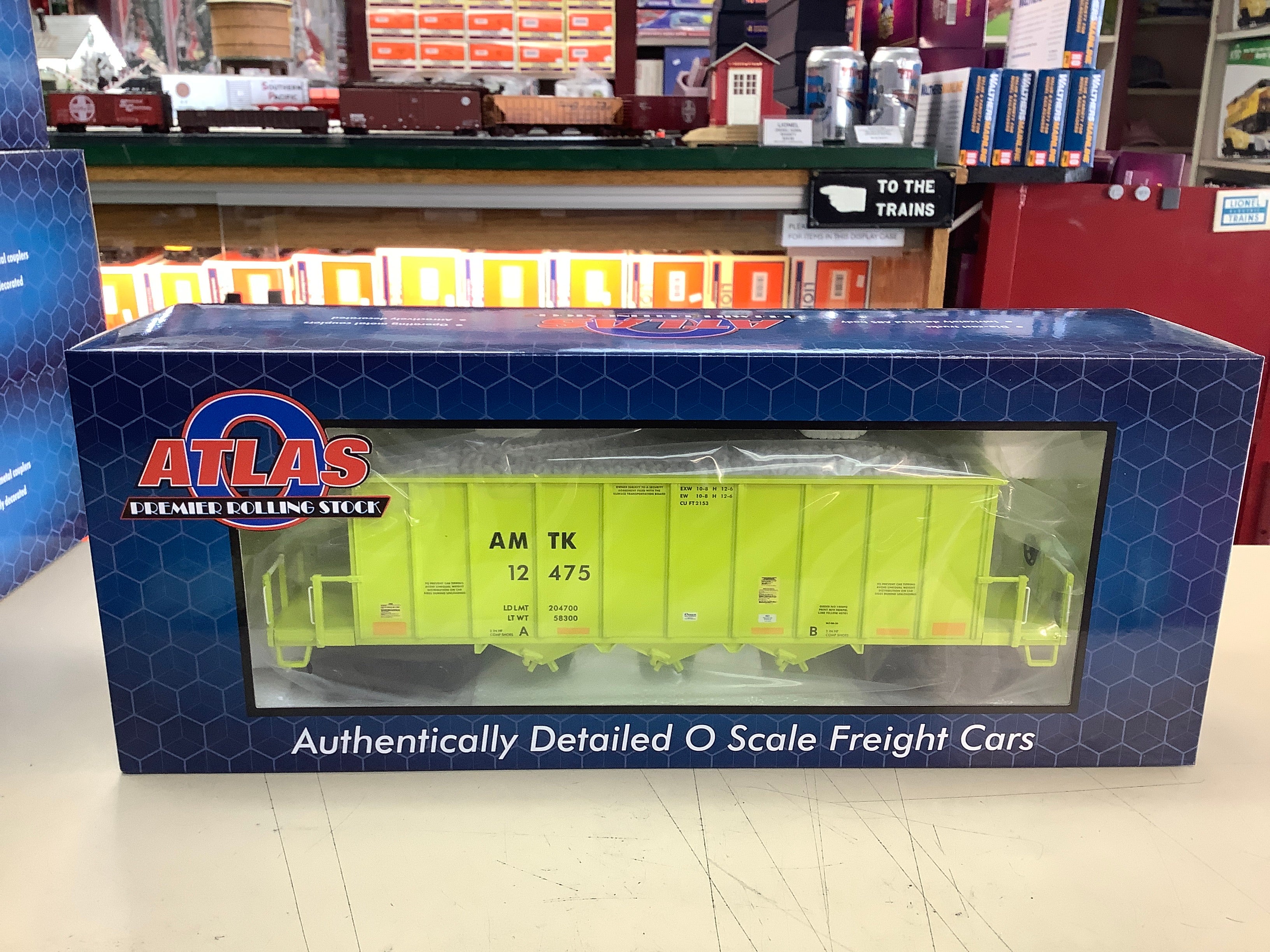 Atlas O 3001460-4 Premier Rapid Discharge Hopper Amtrak 3-Rail | Model ...