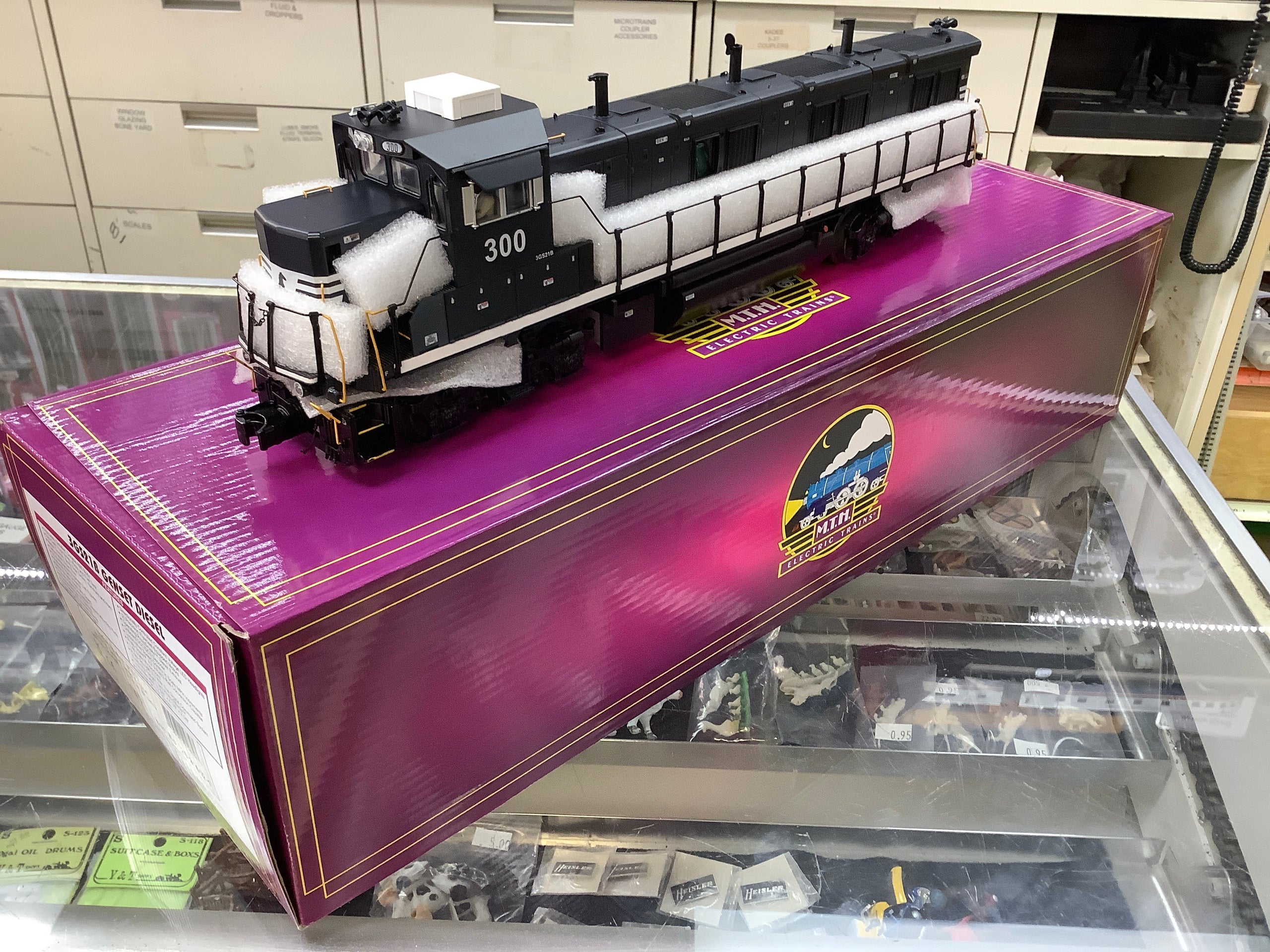 MTH 20-21662-1 3GS21B NORFOLK SOUTHERN GENSET DIESEL #300 | Model Train ...